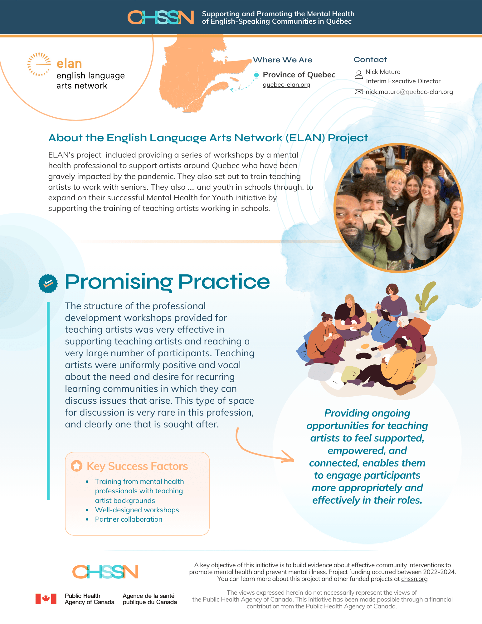 English Language Arts Network Project - CHSSN - Working together toward ...